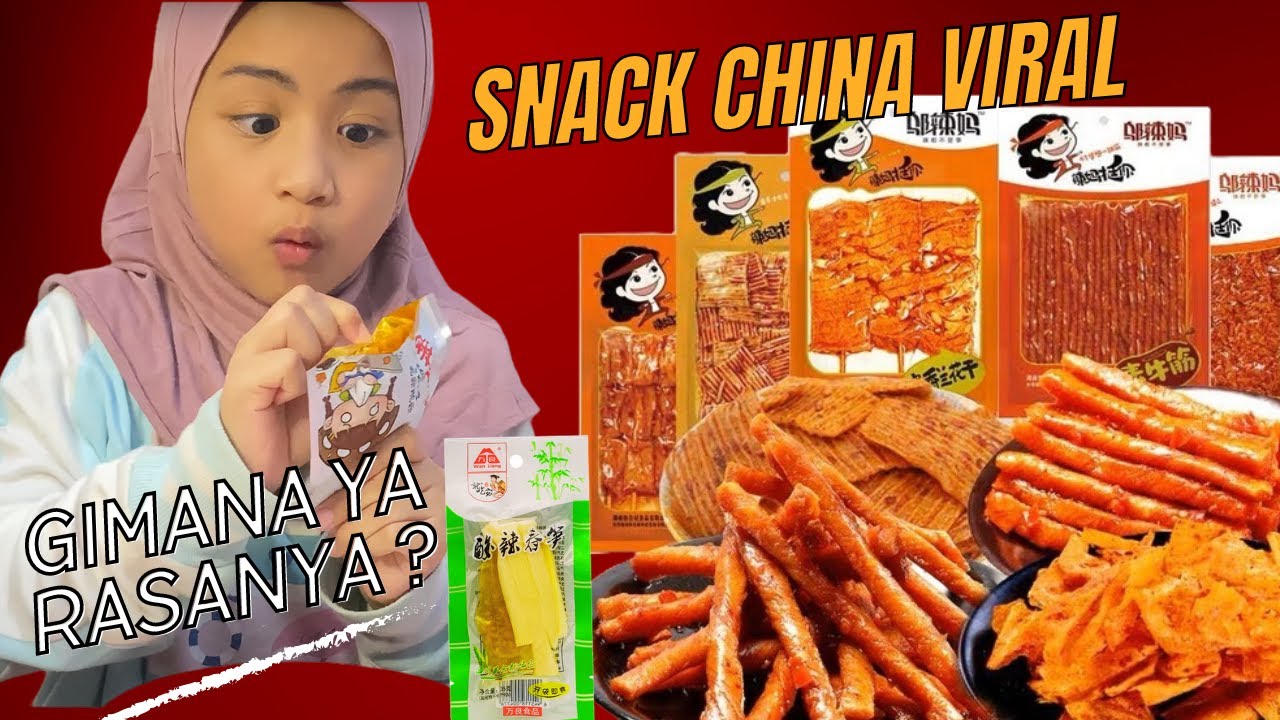 NYOBAIN SNACK VIRAL LATIAO DARI CHINA!! KOK GINI RASANYA !! CHINESE ...