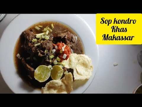 RESEP OUTENTIK SOP KONDRO KHAS MAKASAR - YouTube