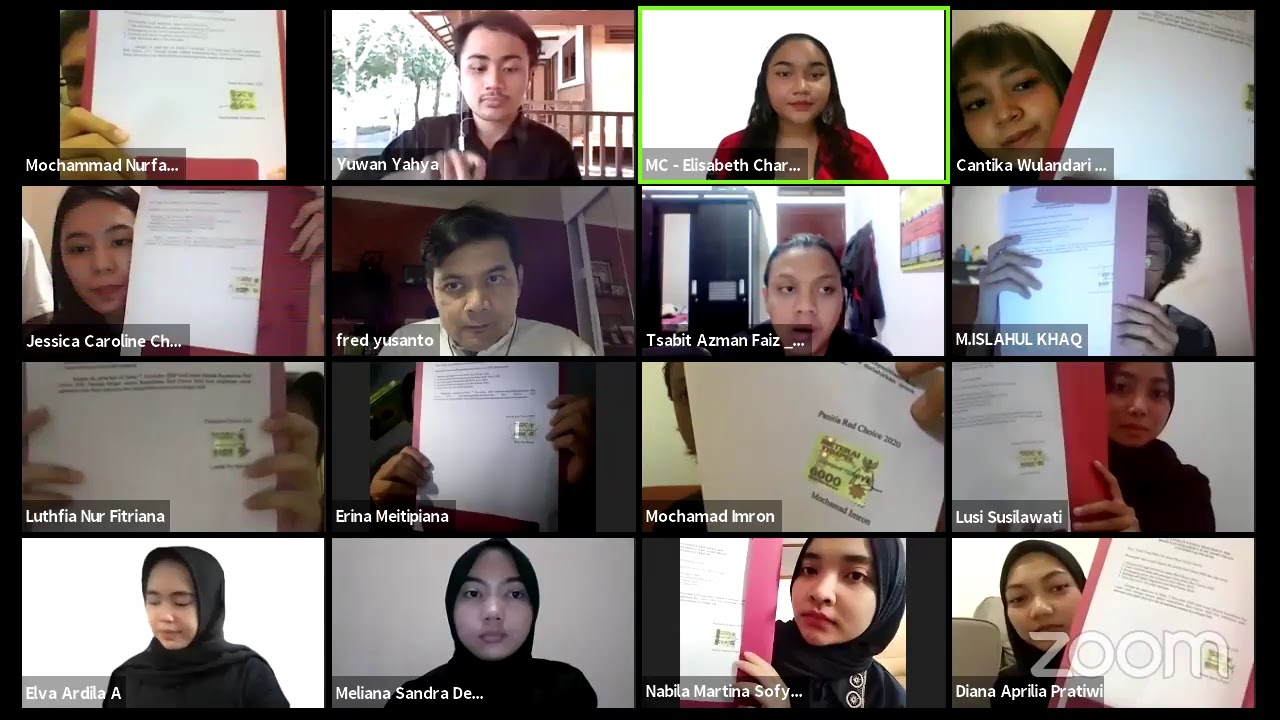 HIMA IKOM TELKOM UNIVERSITY - Pelantikan Panitia Red Choice 2020 - YouTube