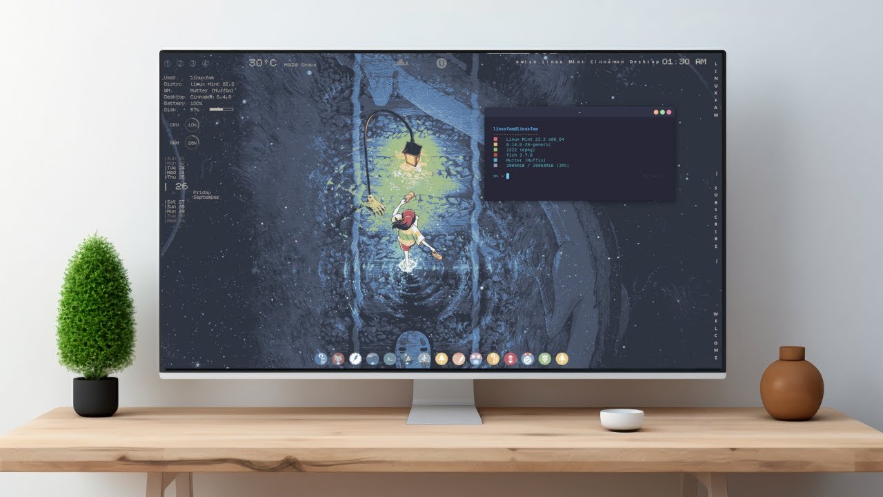 How To Make Linux Mint Cinnamon Desktop Look Aesthetic | The Ultimate ...