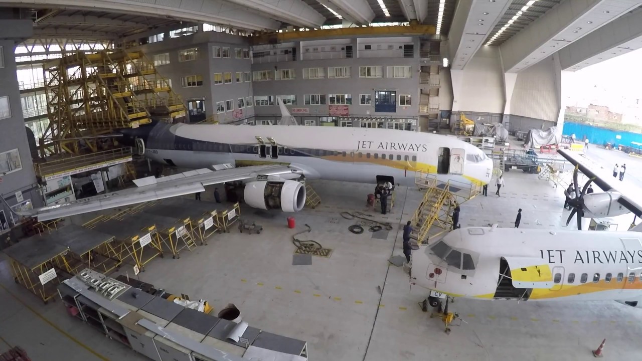 Jet Airways Hangar – A Sneak Peak! - YouTube
