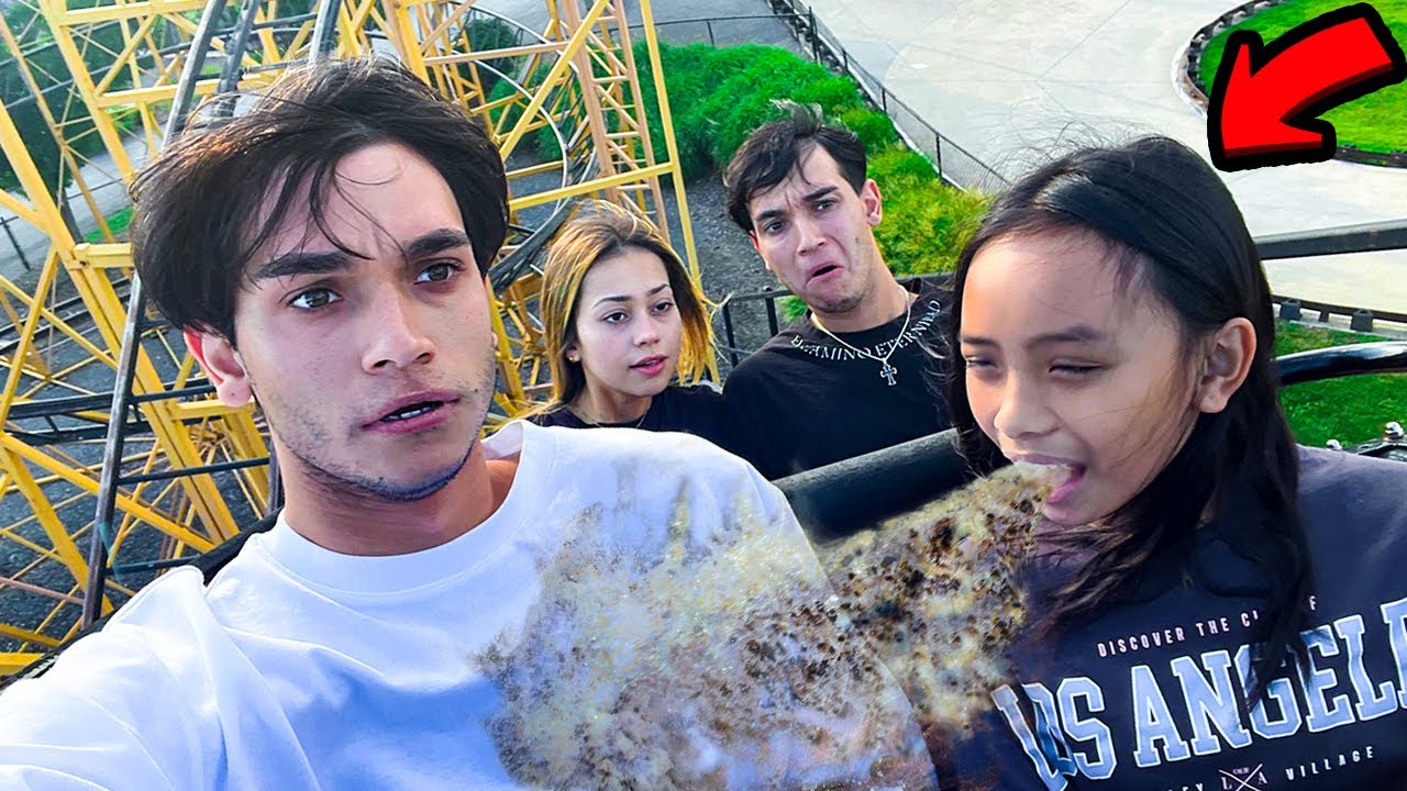 People Throwing Up On Roller Coasters