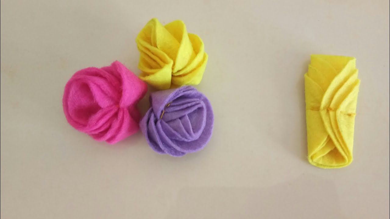 Easy way to make flowers /diy flower making technique /easy craft idea ...