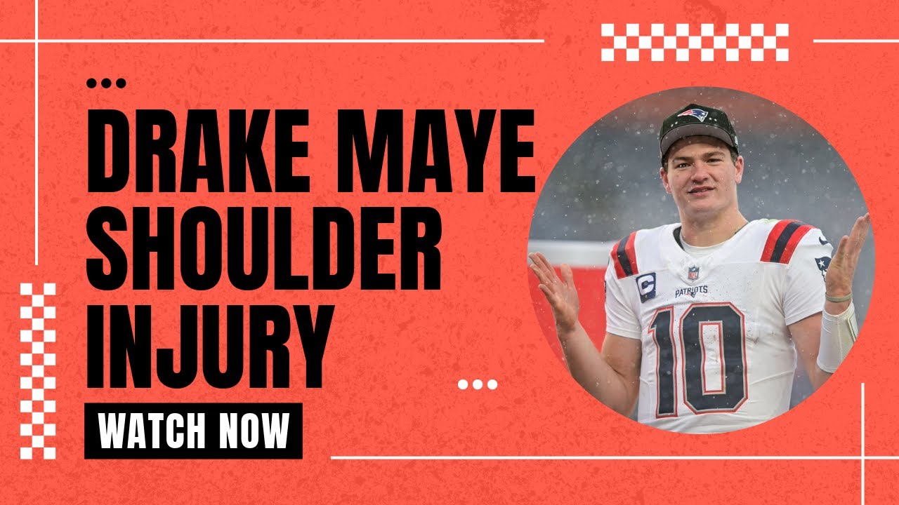 Drake Maye Hurt His Throwing Shoulder vs. Broncos — What We Know - YouTube