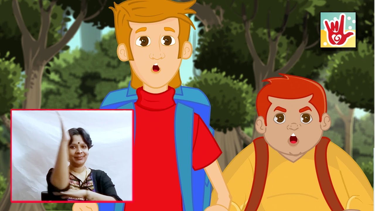 Short Stories In Sign Language | The Bear and The Two Friends | Sign ...