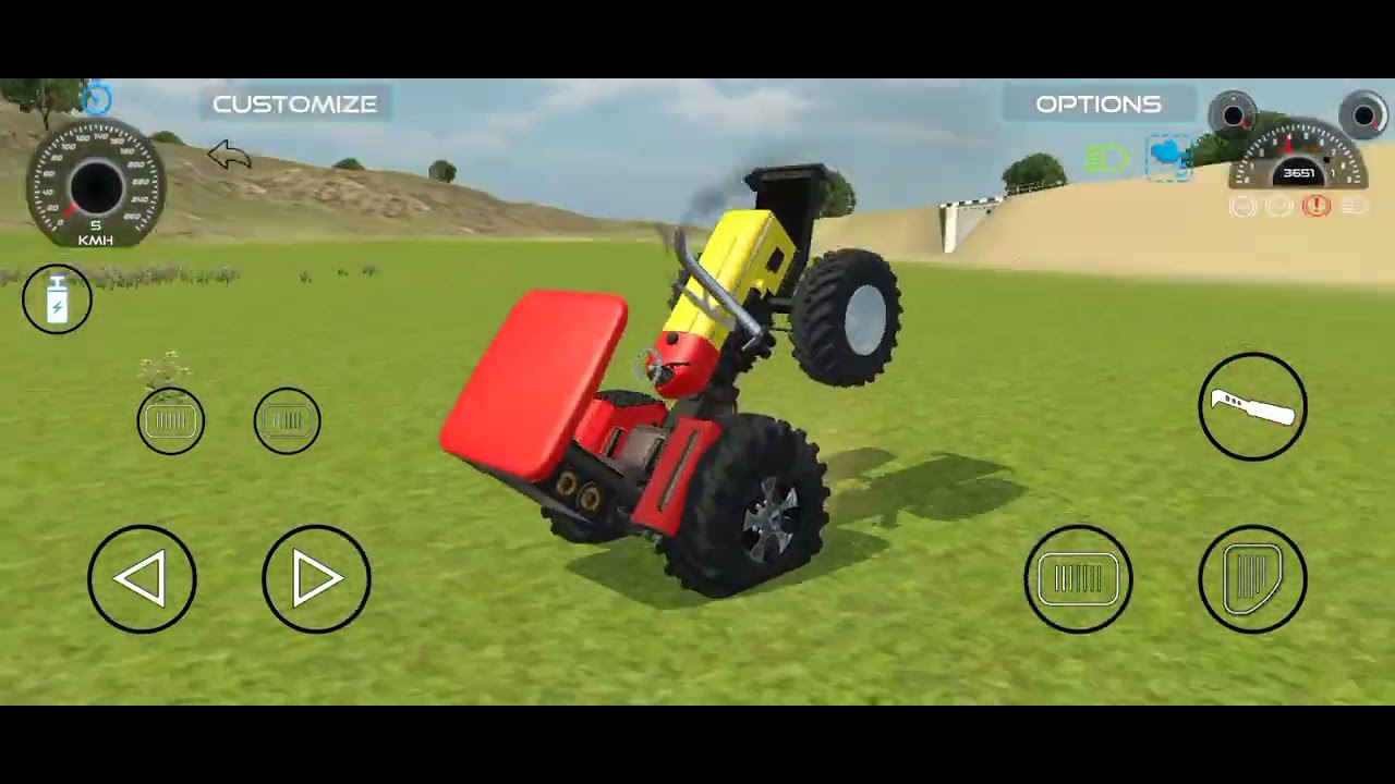 sidhu moose wala HMT 5911 full load || Indian tractor game new update ...