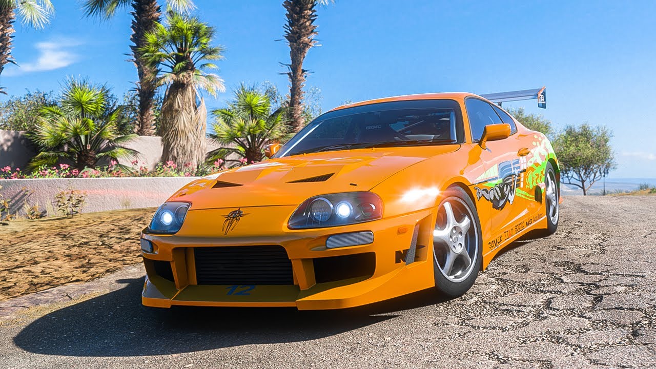 Toyota Supra Paul Walker Fast and Furious - Forza Horizon 5 | 4K ...