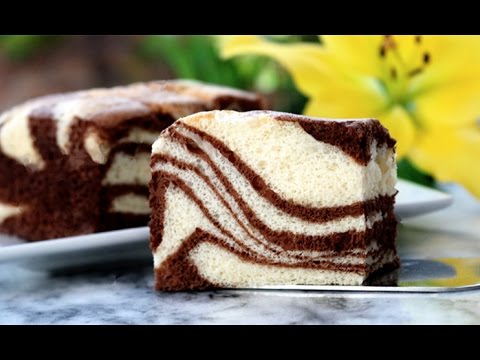 Josephine's Recipes : How To Make Zebra Stripe Ogura Sponge Cake