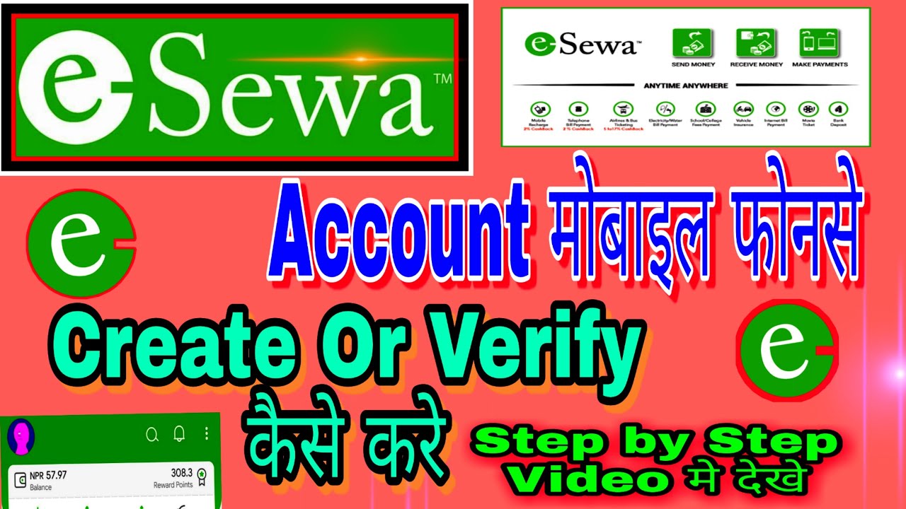 How To Create And Verify Esewa Account || Esewa Account Create Or ...