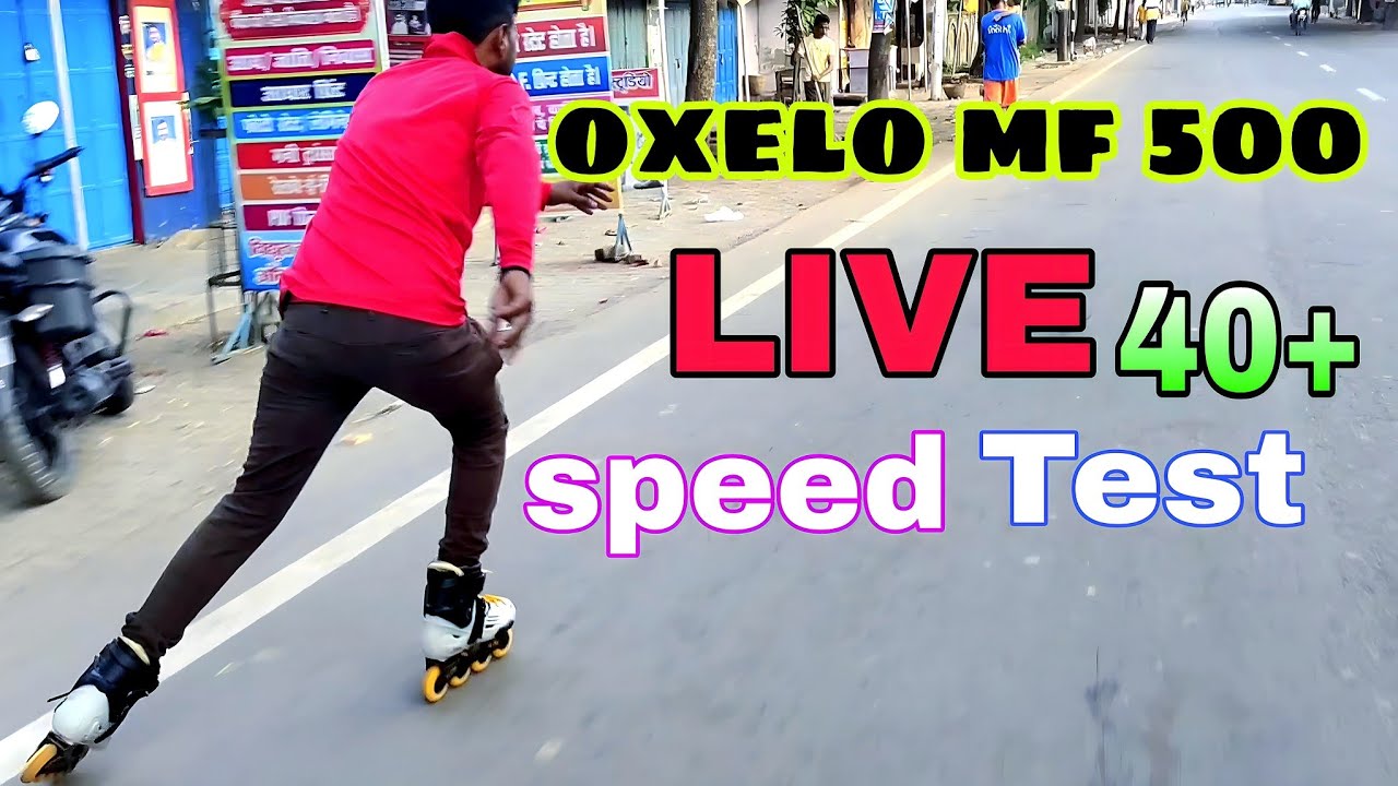 oxelo mf 500 speed test 🔥😱| oxelo mf 500 top speed | skating speed test ...