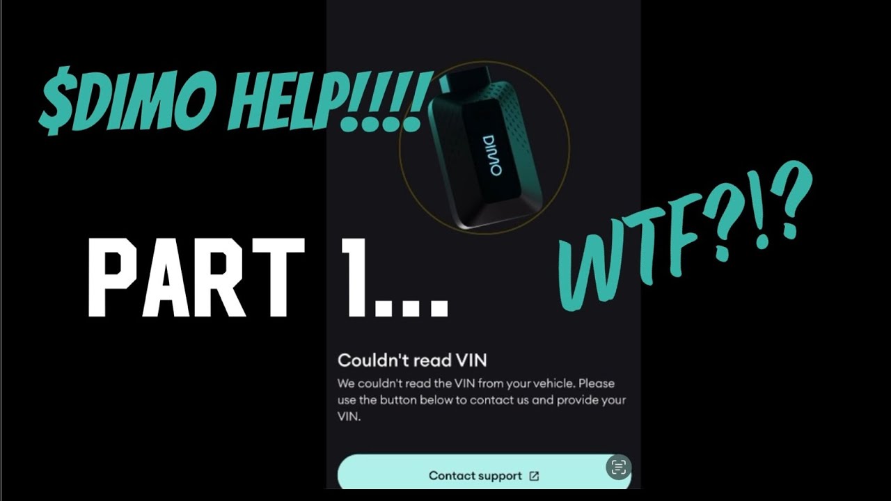Help!!! WTF is my $DIMO Macaron not working?!?! Couldn’t read VIN! Part 1! #DIMO - YouTube
