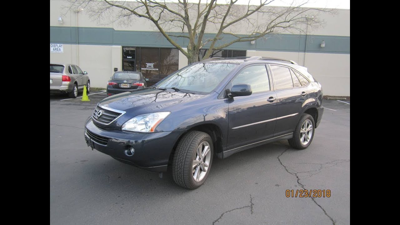 2007 LEXUS RX 400H AWD DARK BLUE - YouTube
