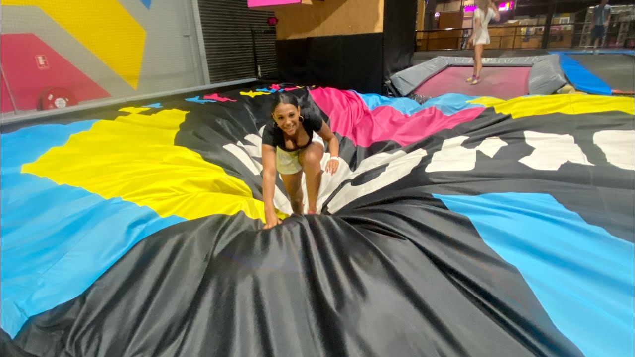 Jazz and her jumpers at bounce! - YouTube