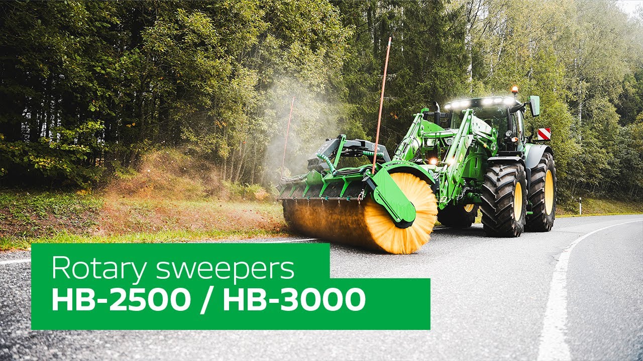 SAMI Rotary sweepers HB-2500 / HB-3000 - YouTube
