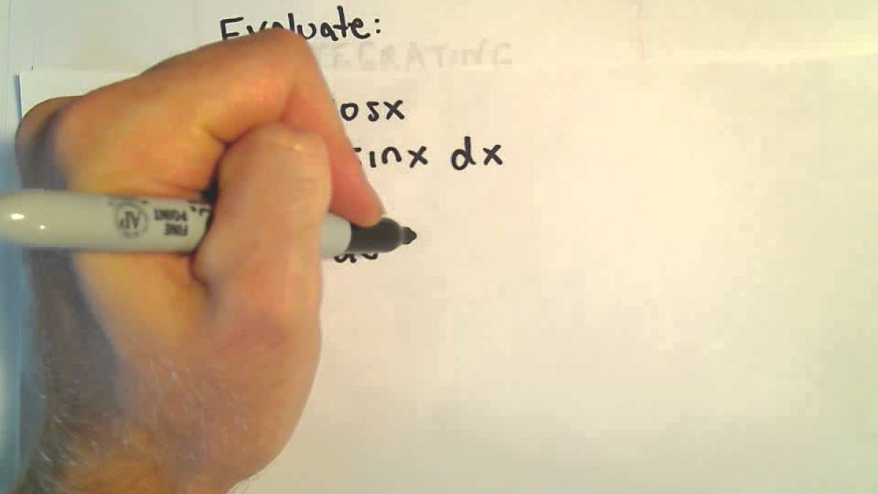 Substitution Rule / U-sub Basic Example 1 - YouTube