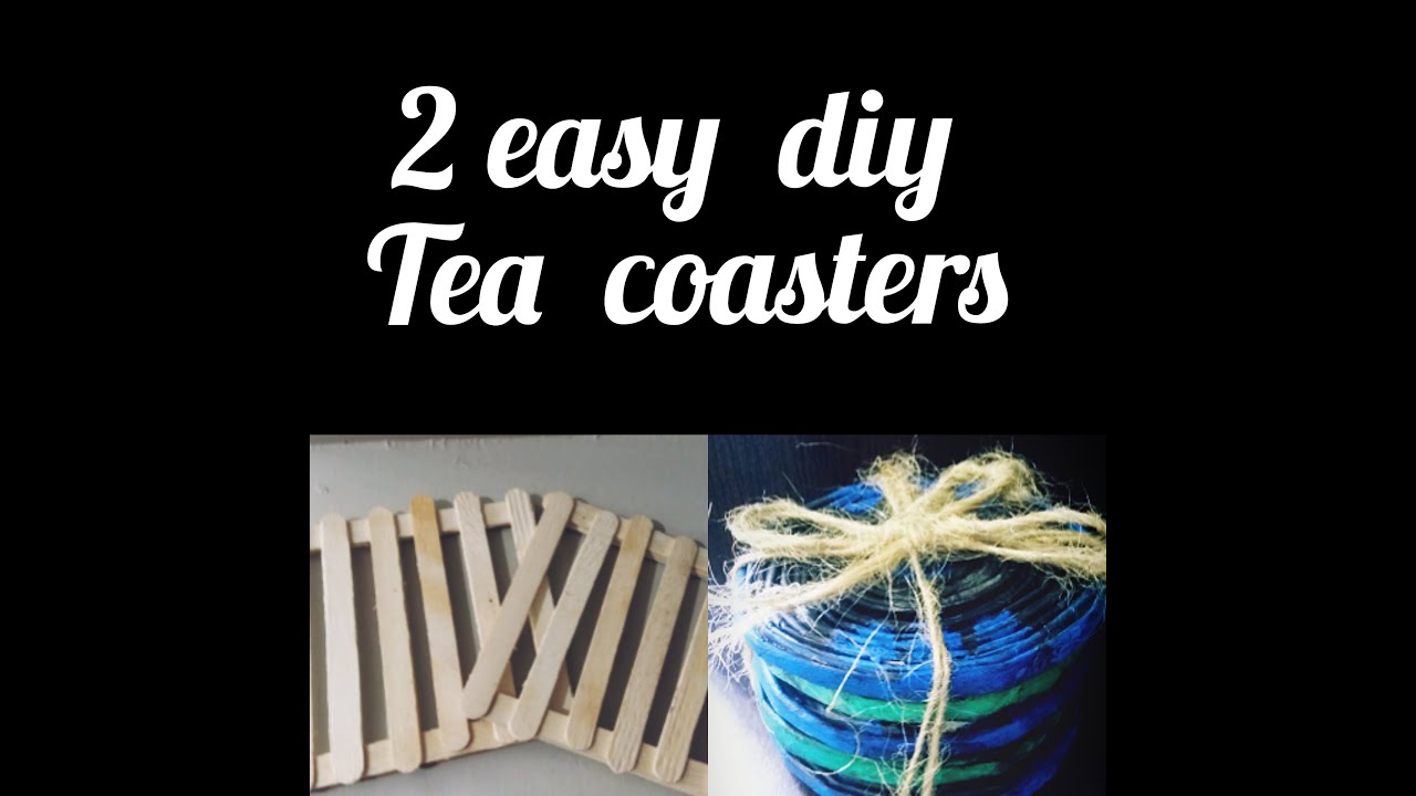 Easy Tea Coasters - YouTube