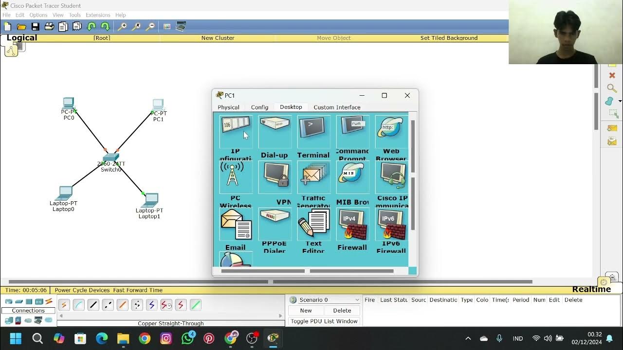 Tutorial Membuat Topologi Jaringan Sederhana dengan Aplikasi Cisco Packet Tracer (Teknik ...