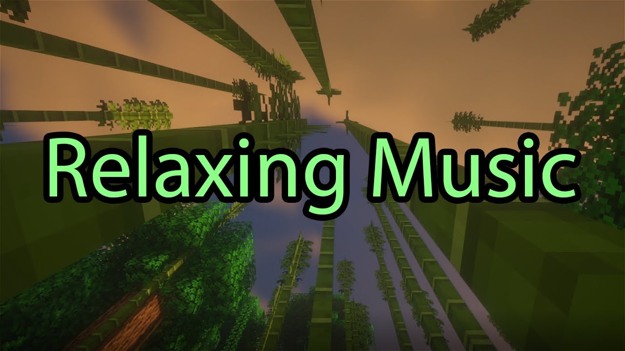 Looking Up Bamboo RELAXING MUSIC To STAY FOCUS Or CHILL | Minecraft Shaders! - YouTube