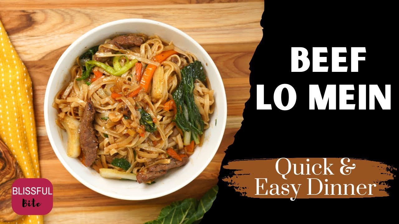 Quick & Easy Dinner | 30 mint Beef Lo Mein Recipe - YouTube