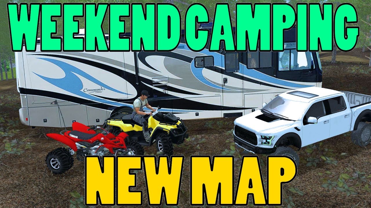 Farming Simulator 17 - Weekend Camping With RV, 2017 Raptor & Toys ...