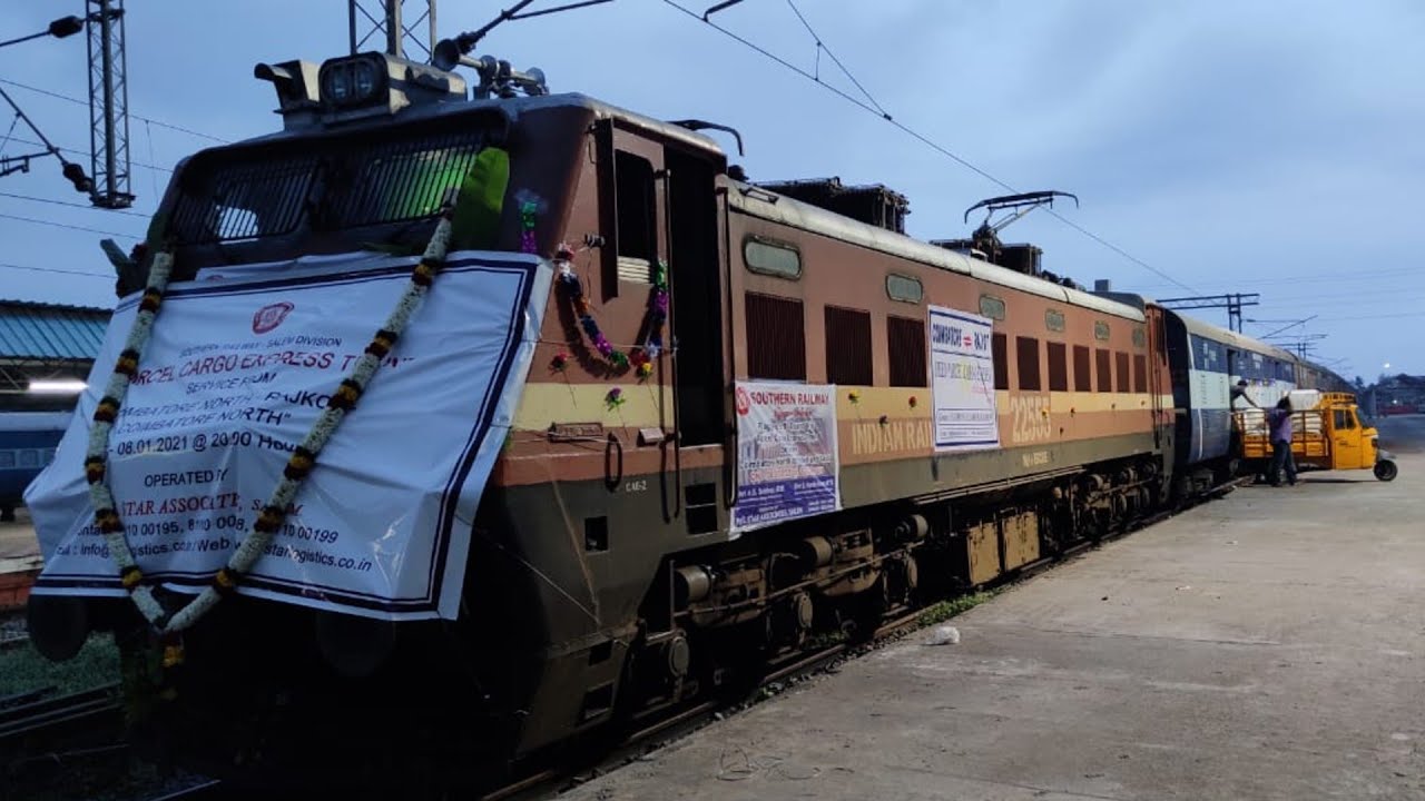 First leased timetabled Speed Parcel Cargo Service Train flagged off ...