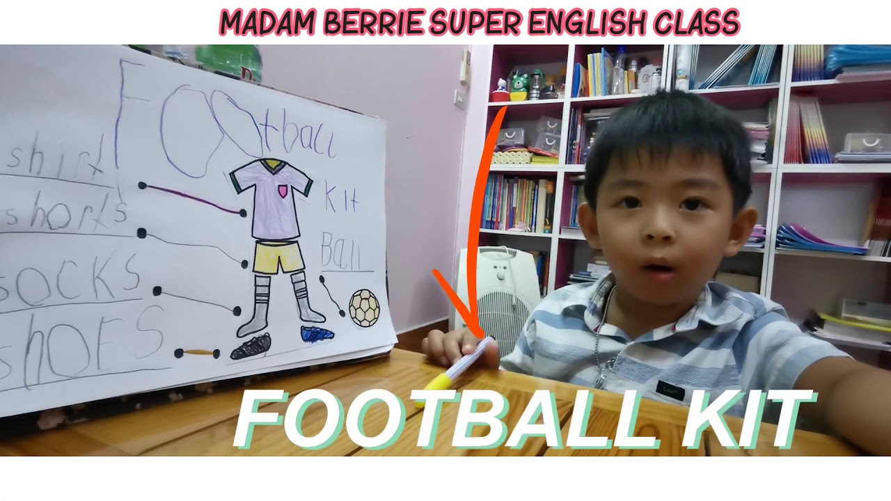 English with Volk l Football Kit - YouTube