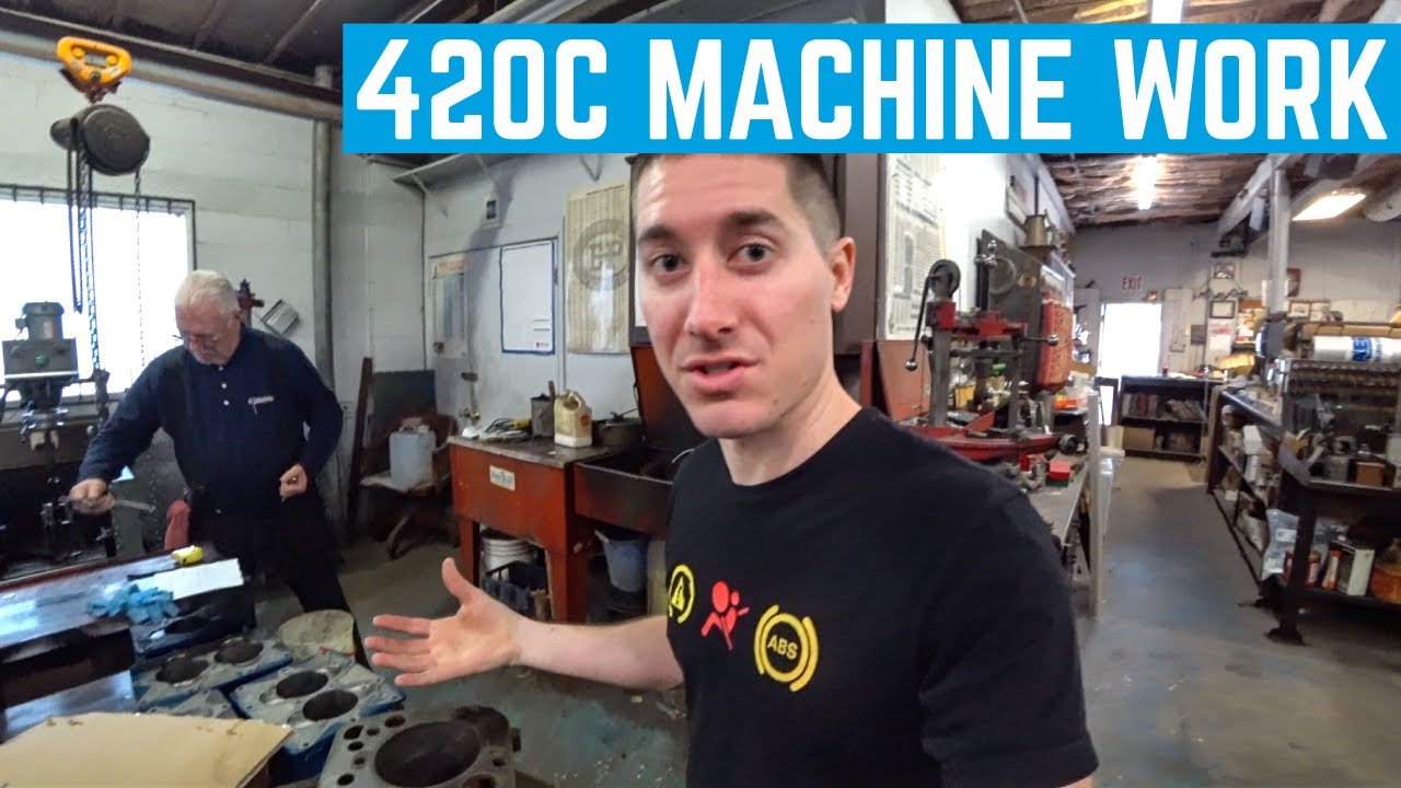 TAKING My John Deere 420 ENGINE To The MACHINE SHOP And A TOUR! - YouTube