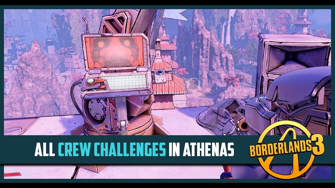 Borderlands 3 Athenas All Crew Challenges - YouTube
