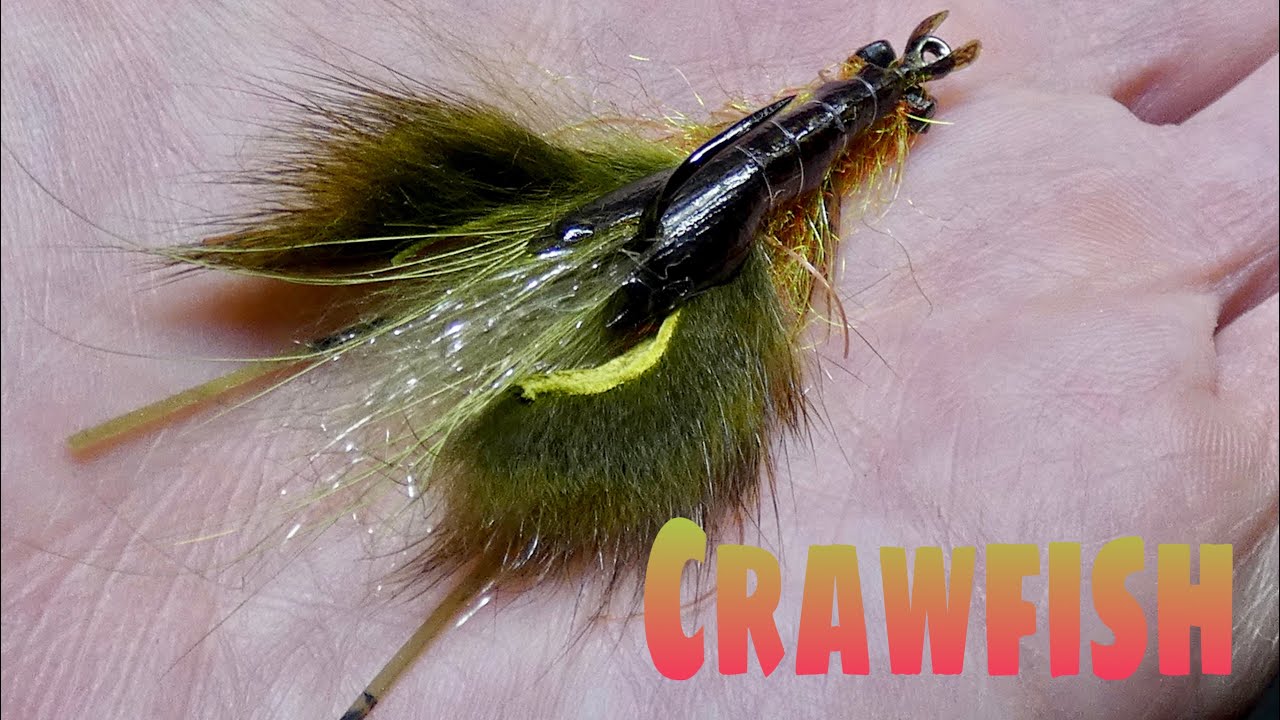 fly tying CRAWFISH by Jorge G - YouTube