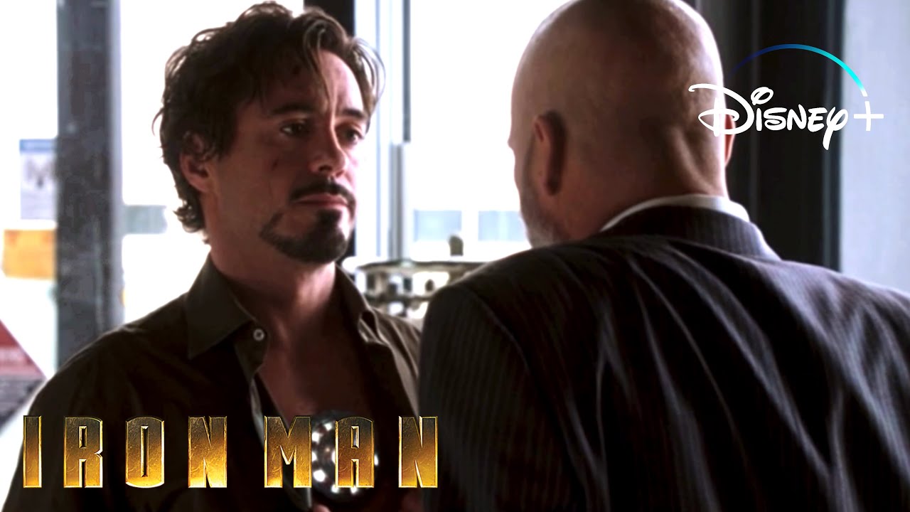 Iron-Man 1 | Tony Shows Obadiah His Arc Reactor Scene | Disney+ [2008 ...