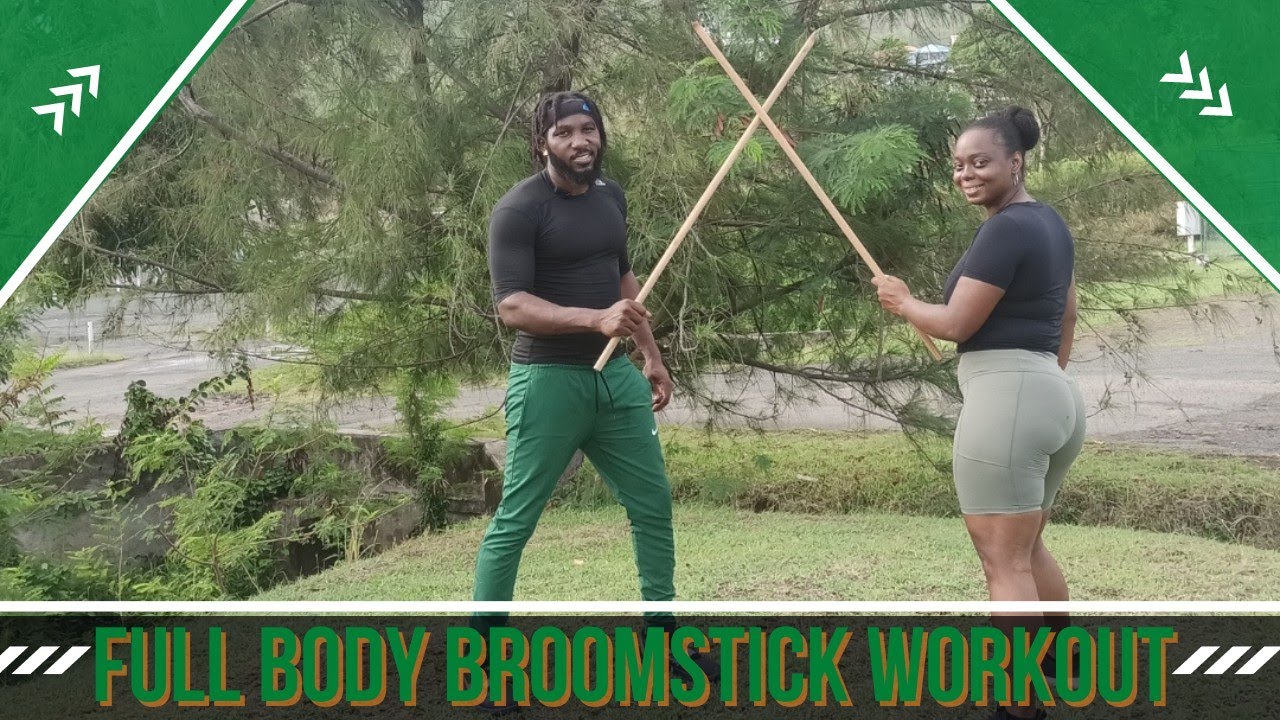 FULL BODY | BROOMSTICK WORKOUT - YouTube