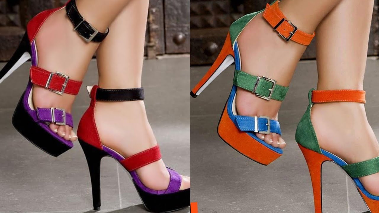 Most beautiful and stylish high heels sandals design new Collection ...
