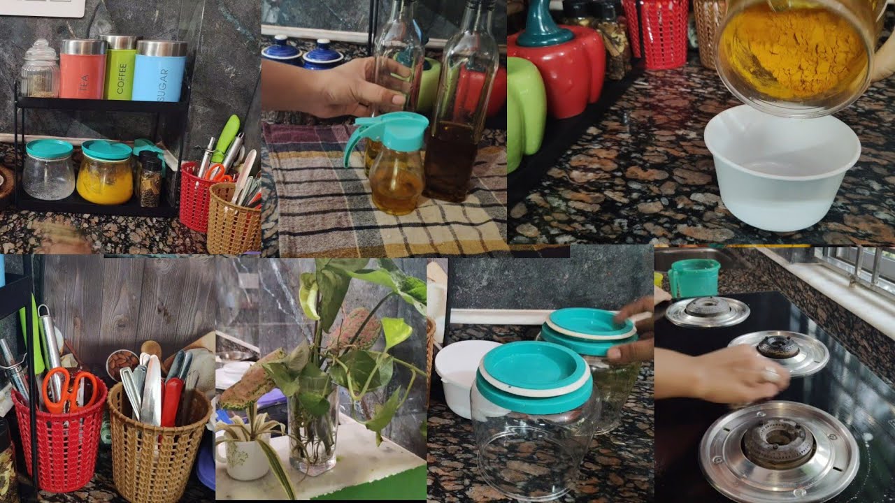 kitchen deep clean and organized vlog ||weekly kitchen cleaning vlog ...