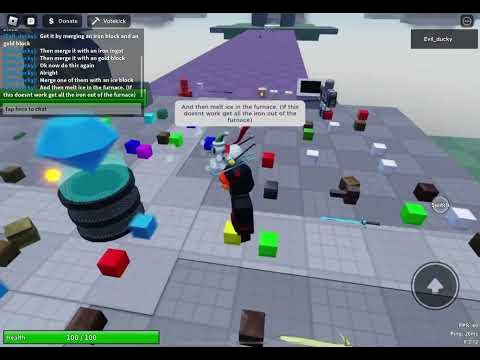 How to make a frostfire sword tutorial! (Cube combinations) - YouTube