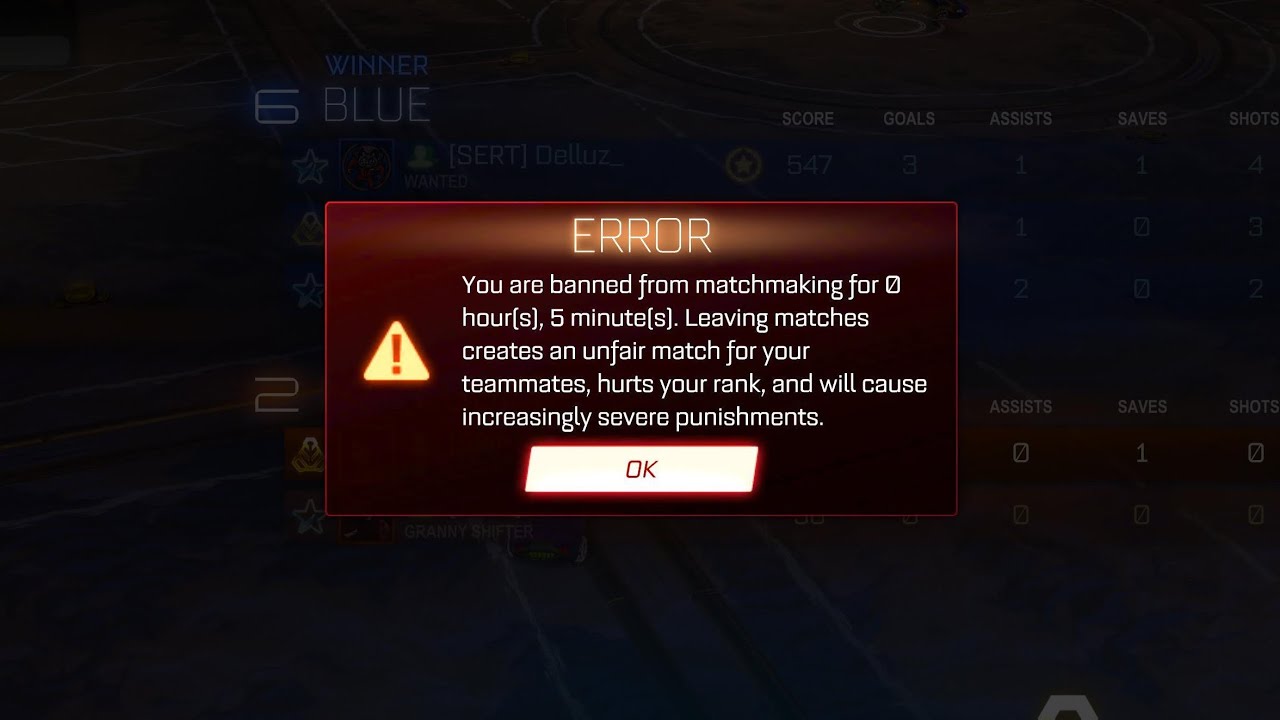 I got banned from Rocket League??? - YouTube