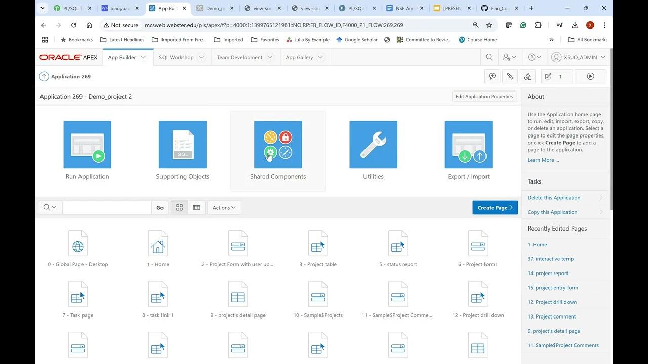 APEX -- How to add page navigation to home page - YouTube