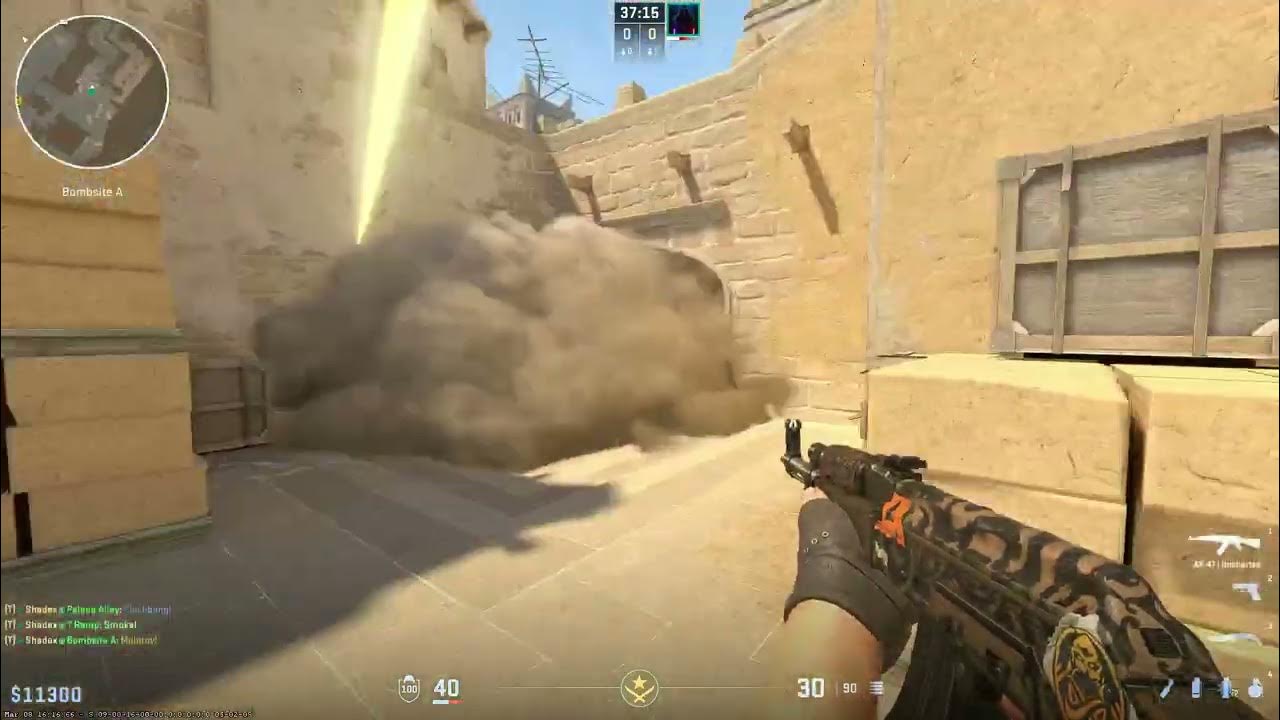 CS2 Mirage How to Rush Ramp and How To Flash A site Tside - YouTube