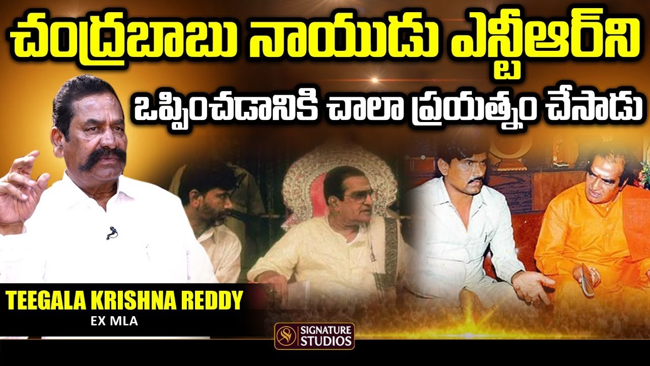 చంద్రబాబు వల్లే టీడీపీ బ్రతికి ఉంది : Teegala Krishna Reddy About ...