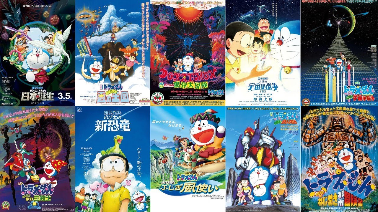 Top 20 Best Movie Of Doraemon By Sa Toons | Doraemon Movie List - YouTube