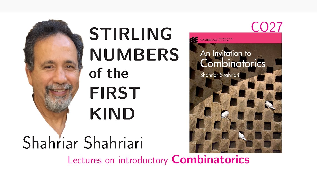 CO27 What are the Stirling Numbers of the First Kind? - YouTube
