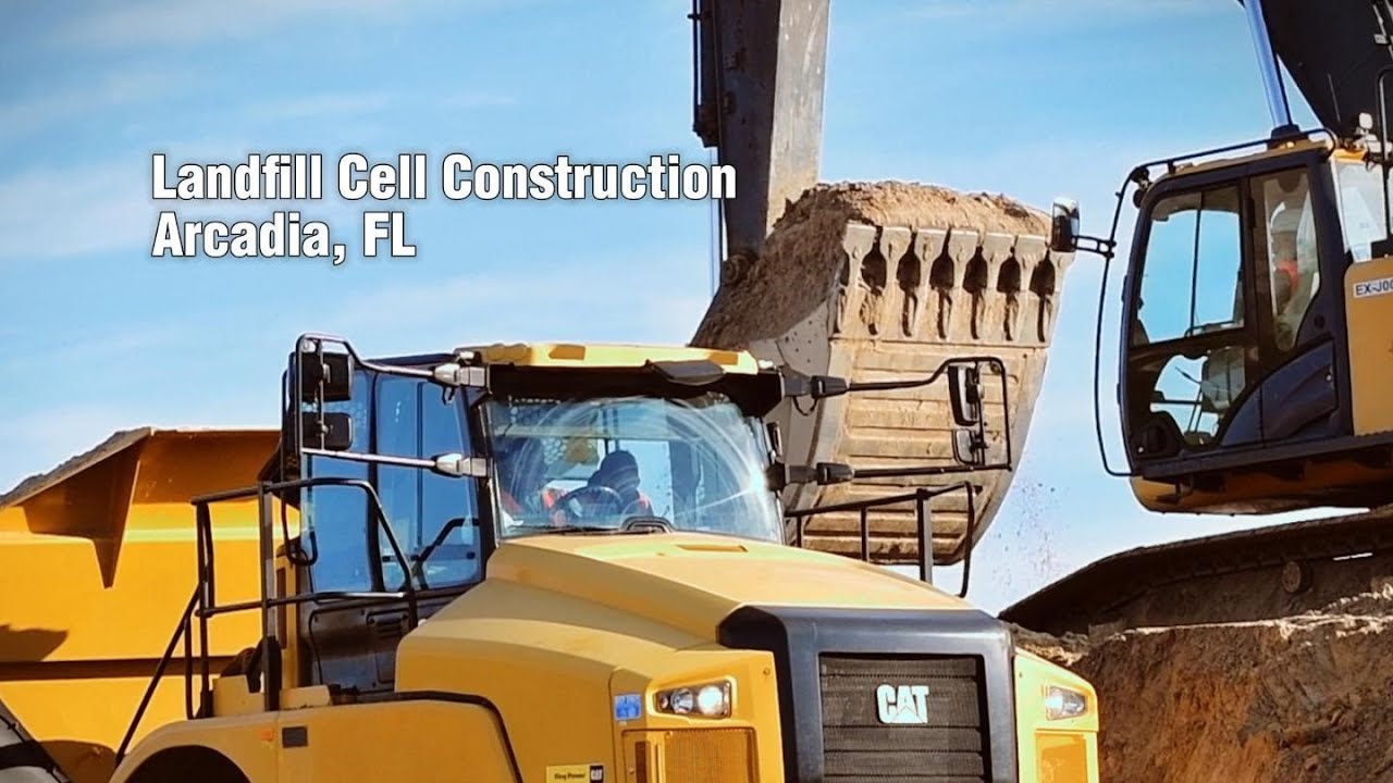 COMANCO Completes Earthwork for New Landfill Cell - YouTube