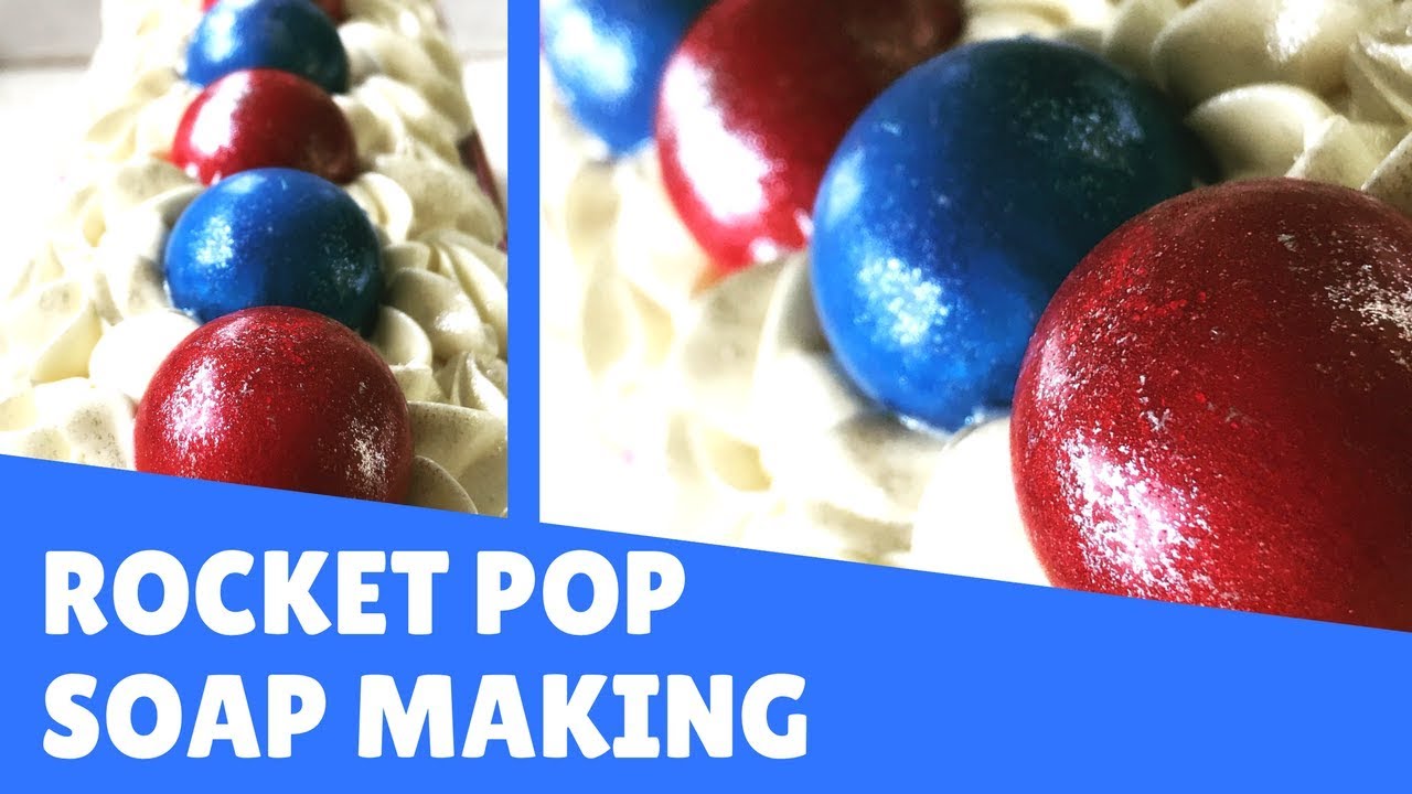 Making Rocket Pop Soap & Layering Soap | 🚀 Gypsyfae Creations - YouTube