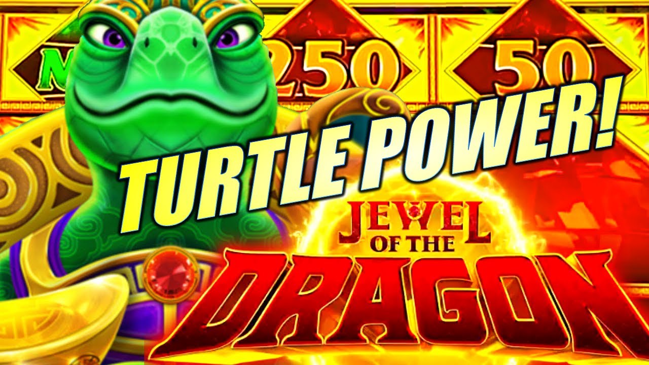 TURTLE POWER!! WINNING@THE WYNN! JEWEL OF THE DRAGON & LUCKY OX Slot ...