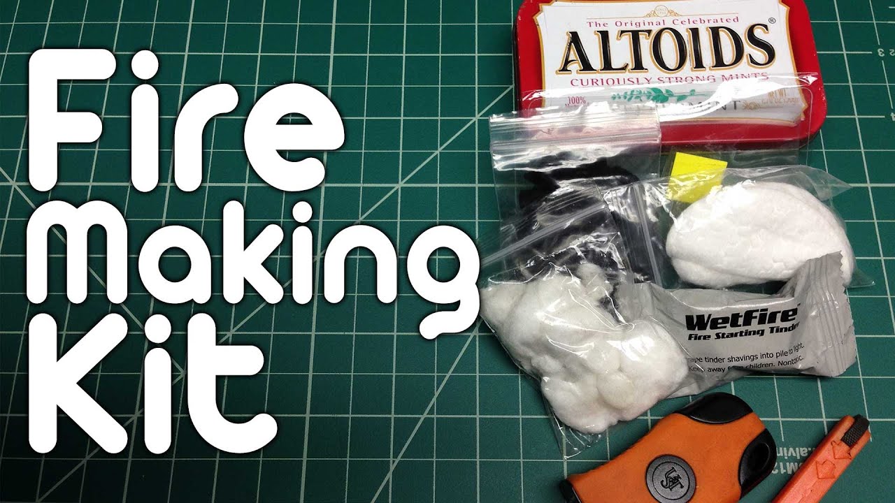 Fire Making Kit - YouTube