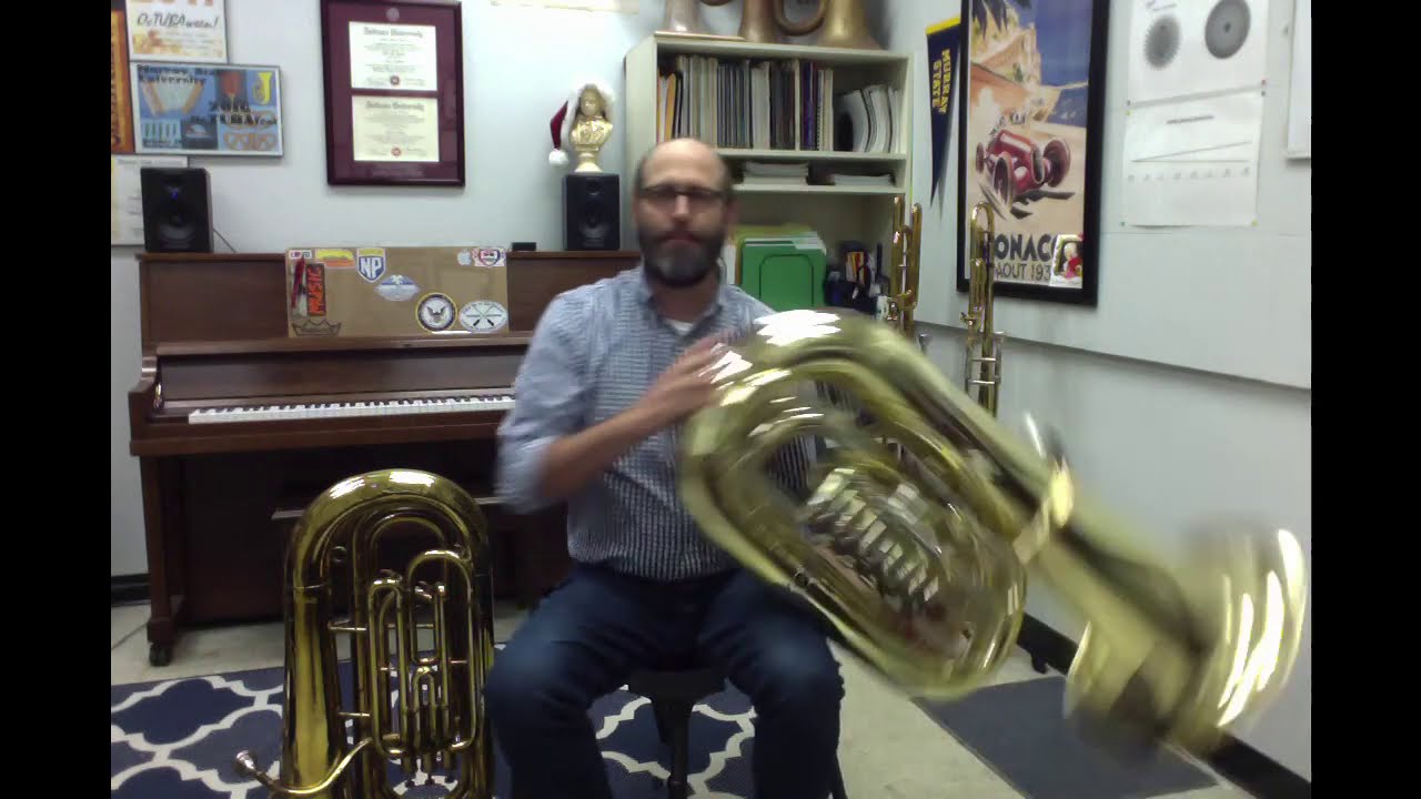 Tuba 1 Posture & Playing Position - YouTube