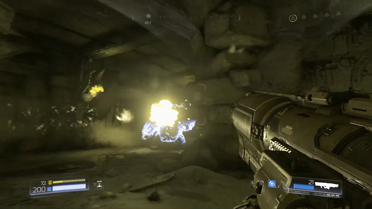 DOOM (2016) - 10 Titan's realm - Weapon mod field drone - YouTube
