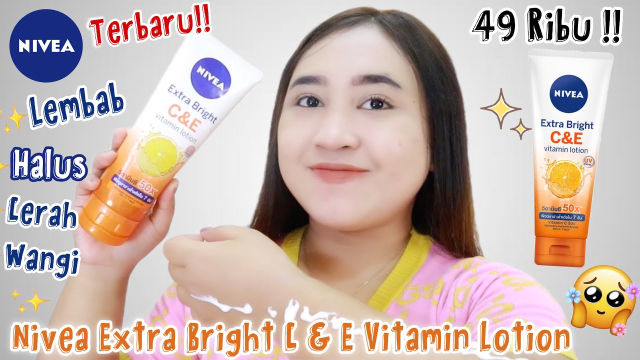Review Nivea Extra Bright C & E Vitamin Lotion - AROMA JERUK + BIKIN ...