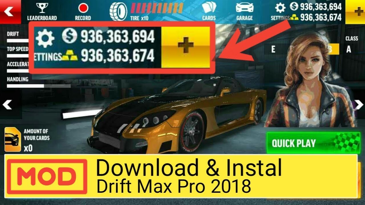 Instal Game Drift Max Pro Mod Unlimited Money [ tutorial android 2018 ...