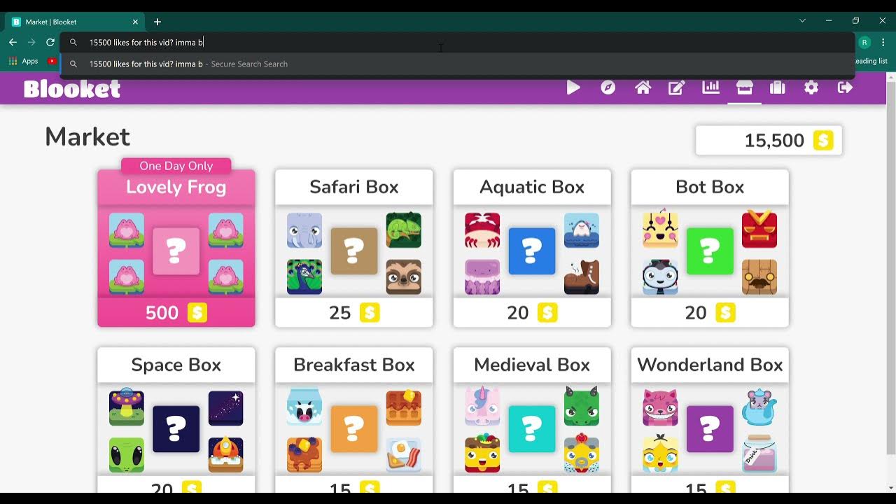 Blooket Lovely Box Opening (Gone Wrong) #1 - YouTube