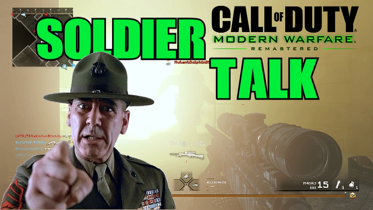 Call of Duty: Modern Warfare Remastered - Talk Like a Soldier! - YouTube